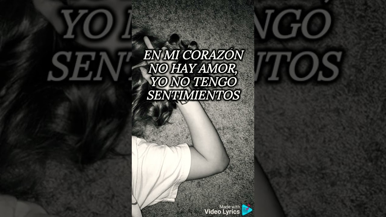 0 sentimiento letra:lyrics - YouTube