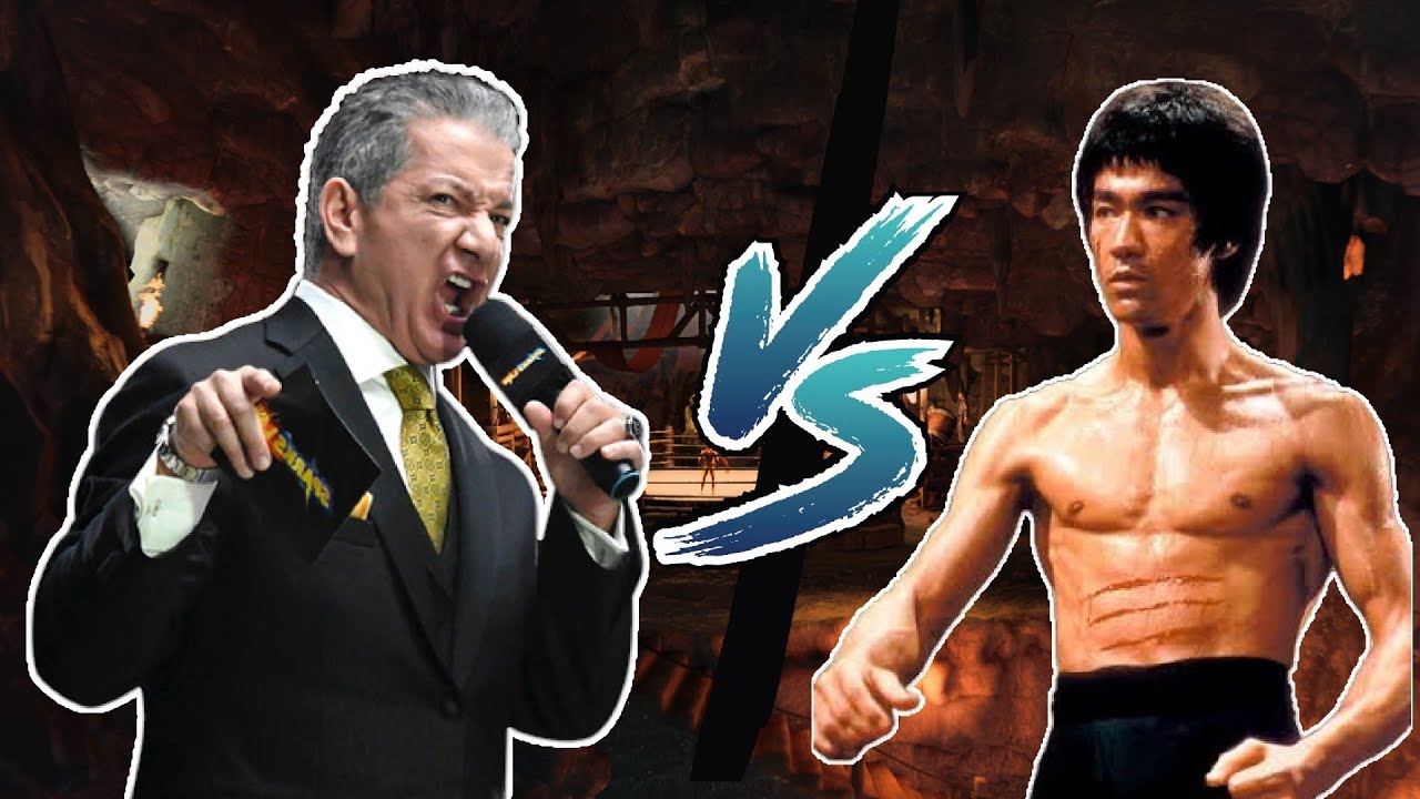 Muay Thai " Bruce Buffer 🆚 Bruce Lee" - YouTube