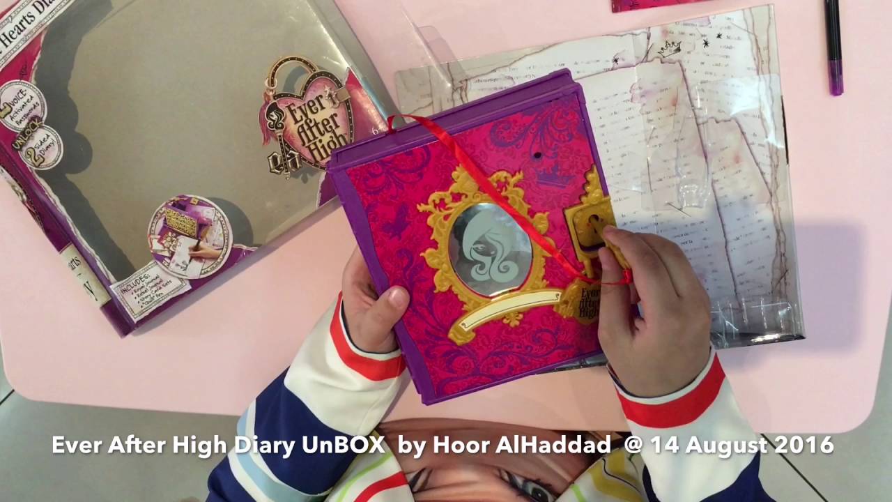 Ever After High Diary Unbox - YouTube