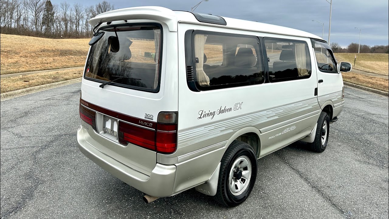 1995 TOYOTA HIACE SUPER CUSTOM G LIVING SALOON EX KZH106 - TURBO DIESEL ...