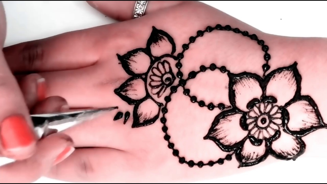 New and stylish Hina design / mehndi design for hands. #mendi # ...