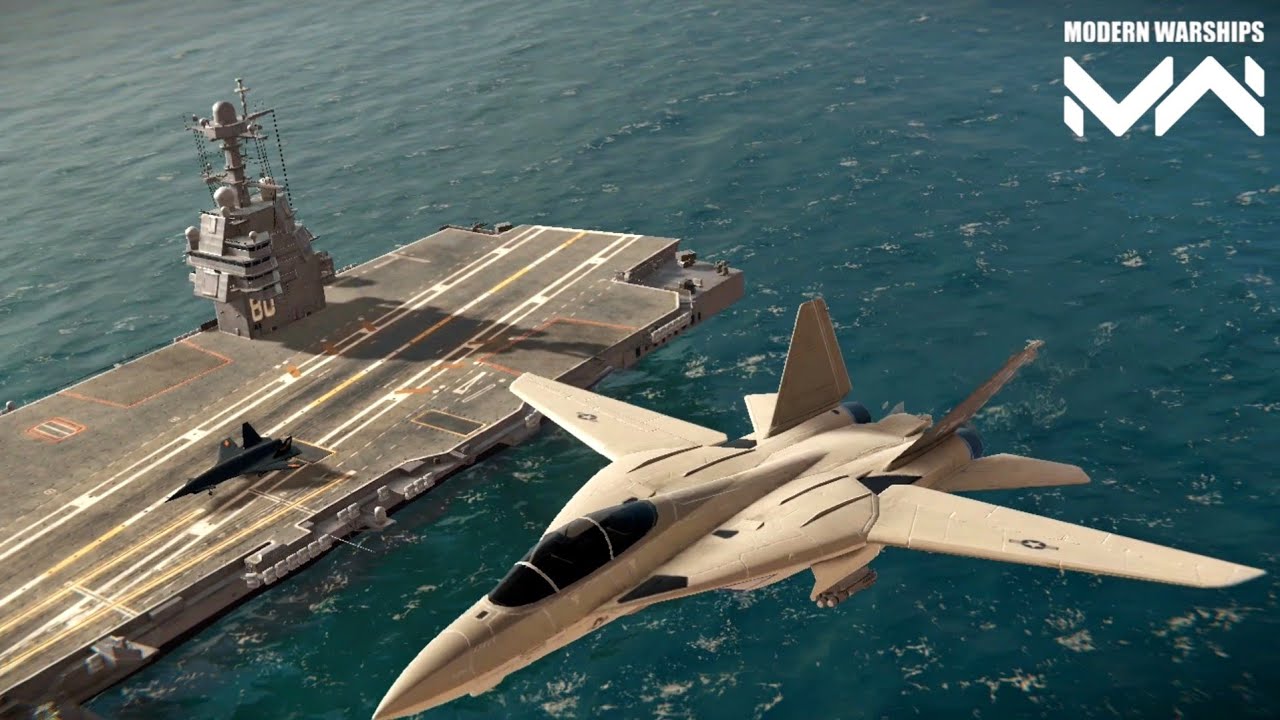 Modern Warships: Overpowered F-28 TOMCAT II but HP is weak. - YouTube
