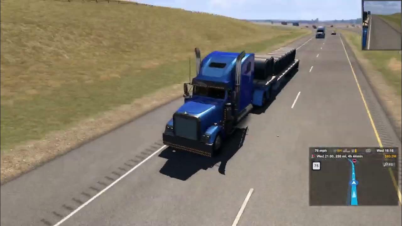 American Truck Simulator - Freightliner Classic XL - DD60 620 HP - YouTube
