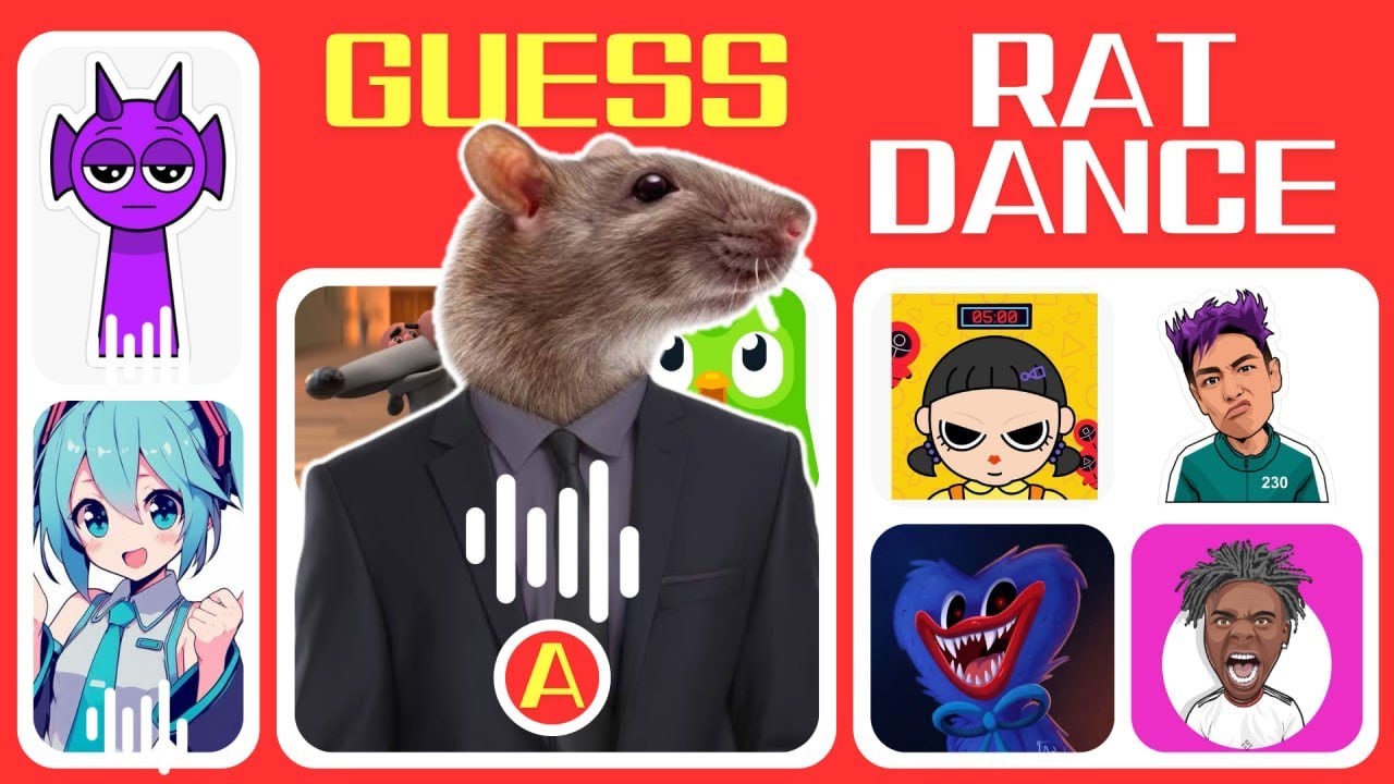 Guess The Dancing Rat Meme Jesus Mus1c Tiktok Dancing Rat Meme Quiz ...