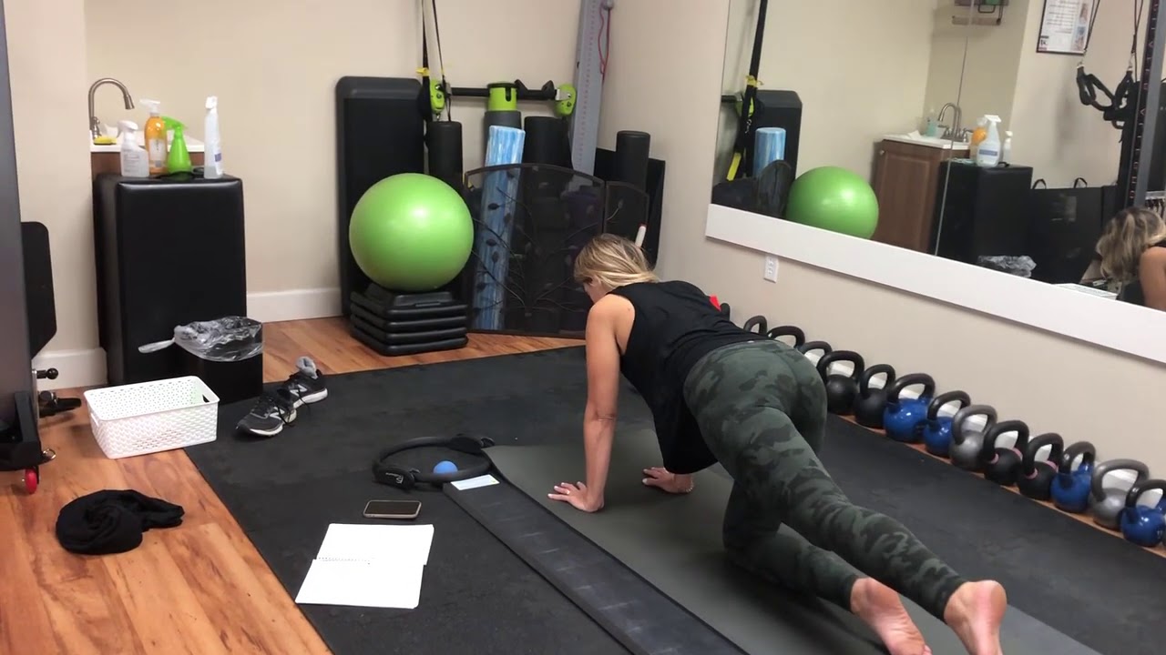 Quadruped External Rotation of Hip Into Lower Lift: How To & Cues - YouTube