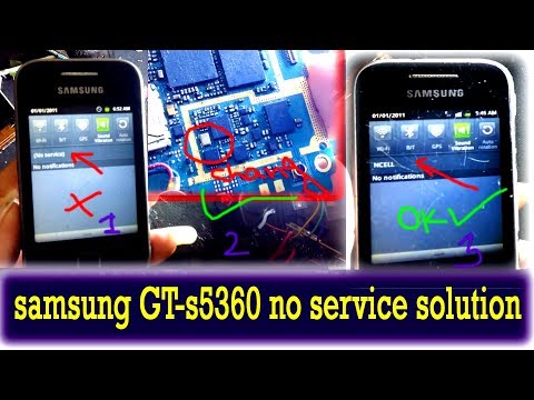 samsung 5360 no service solution 100% done / gt-s5360 no service problem