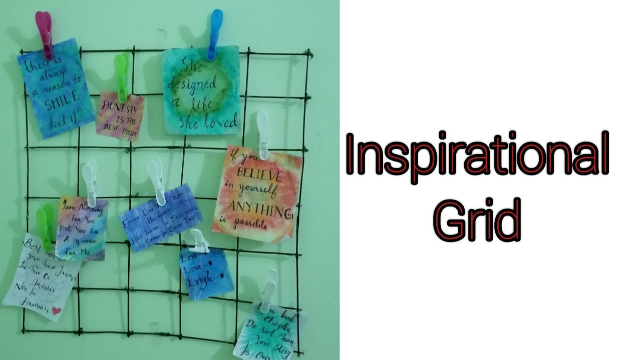 Inspirational grid making /easy diy /hmh creation - YouTube