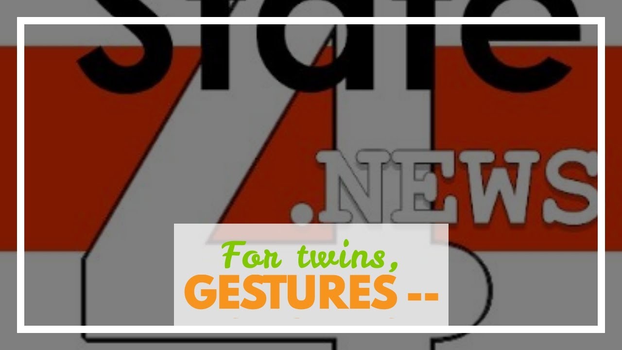For twins, gesture and speech go hand-in-hand in language development ...