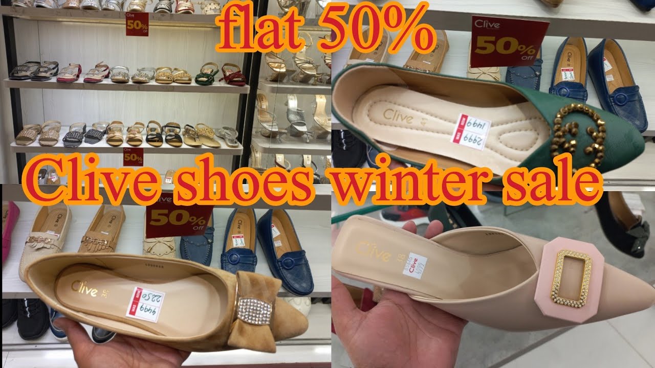Clive shoes flat 50% winter sale - YouTube
