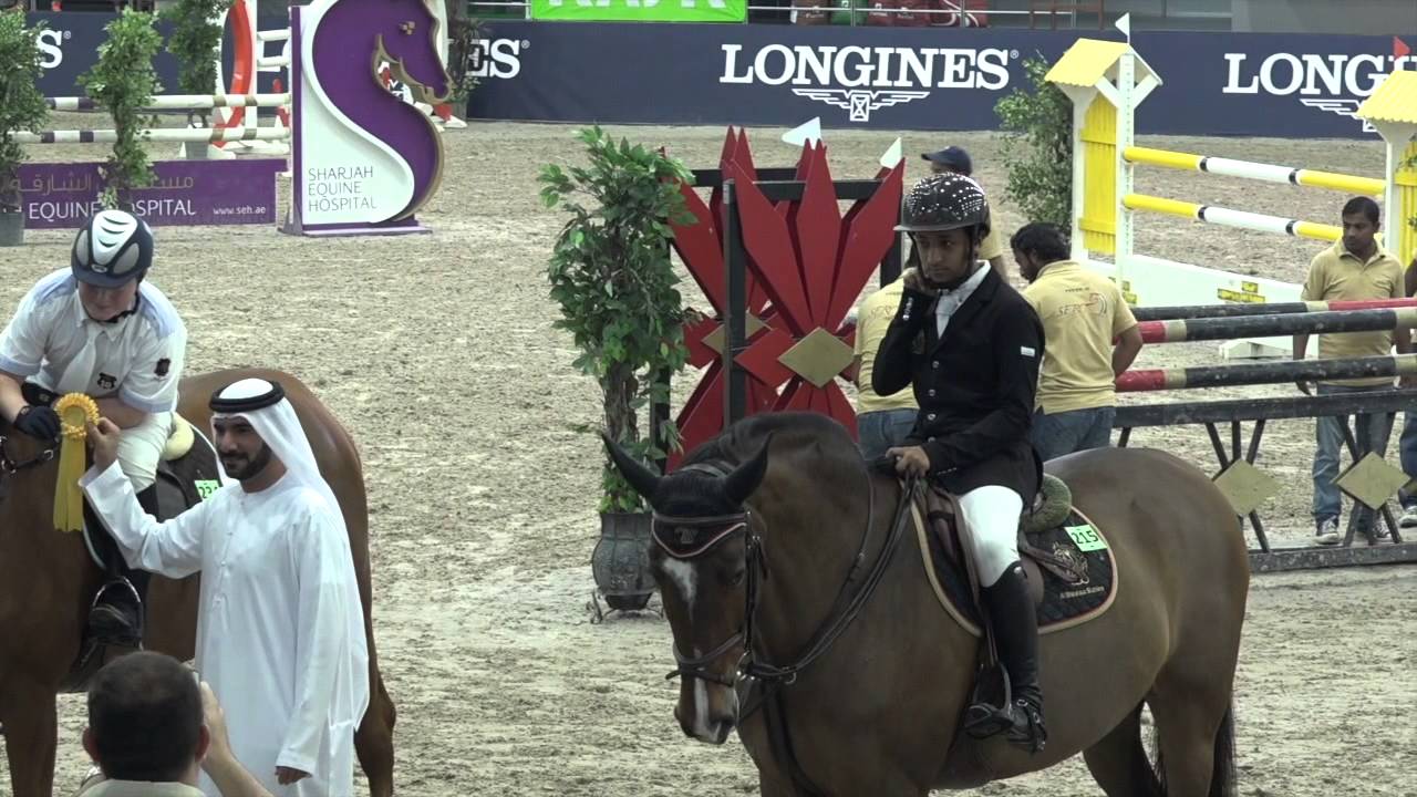 5th place for Cahila with rider Omar Abdul Aziz Al Marzouqi - YouTube