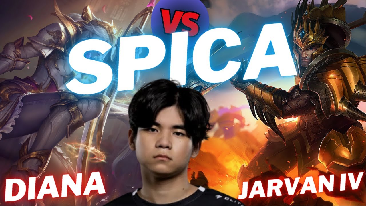SPICA | DIANA VS JARVAN IV | JNG GAMEPLAY | Patch 15.1 / Season 15 | # ...