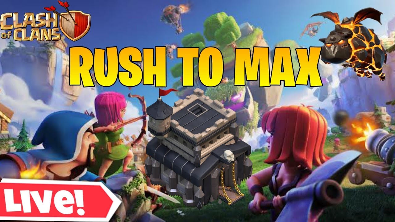 RUSH To Max In Clash Of Clans | Class Of Clans Gameplay - YouTube