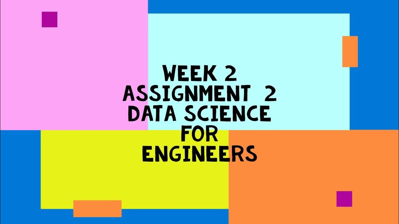 Data Science For Engineers | NPTEL | Week 2 | assignment solution 2 | 2023 - YouTube