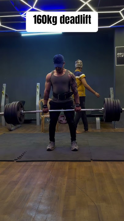 160kg deadlift - YouTube