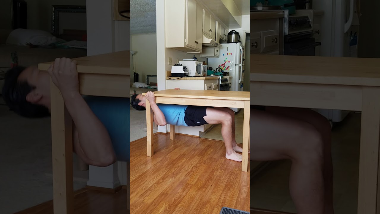 Bodyweight Table Rows - YouTube