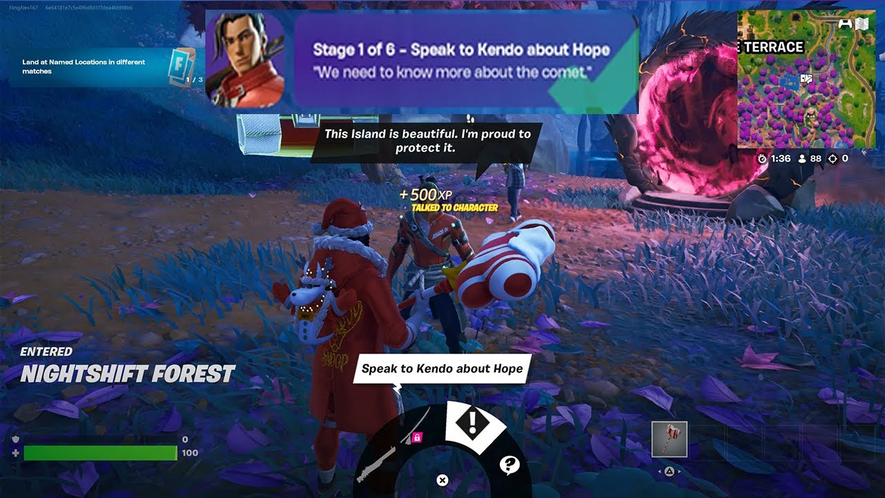 How to EASILY Speak to Kendo about Hope in Fortnite locations Quest ...
