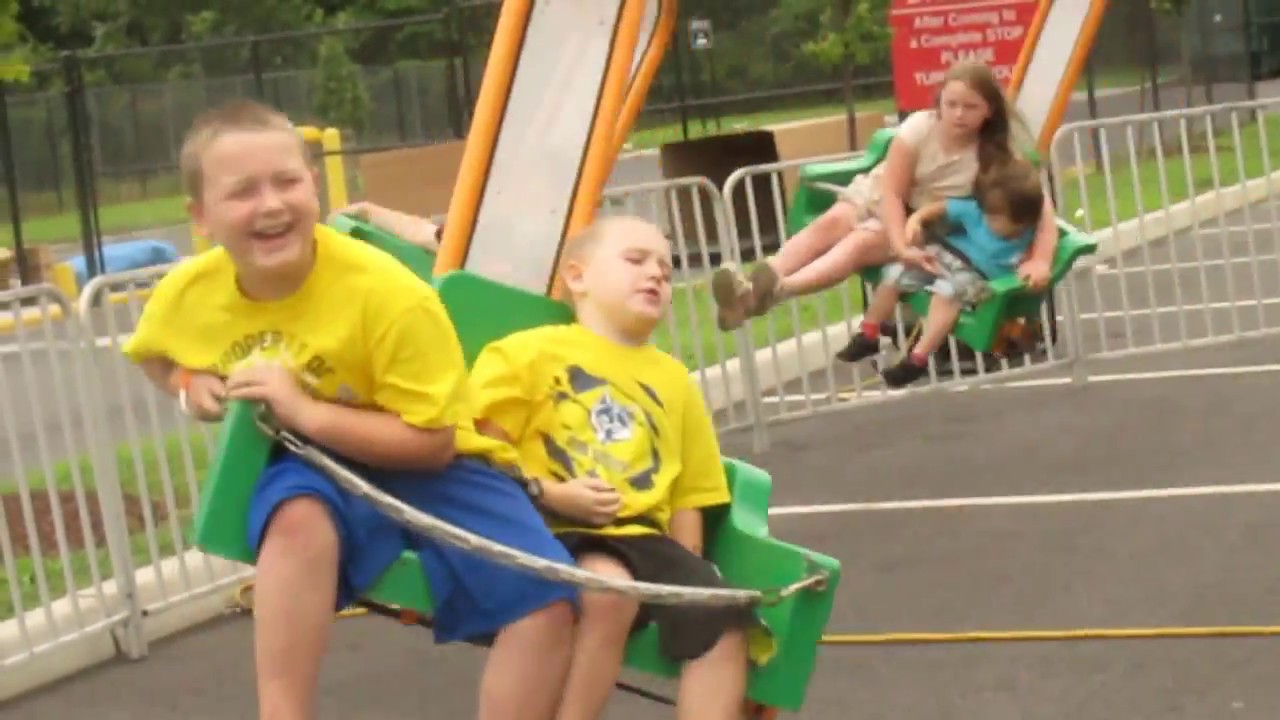 Children's Carnival Swing ride Amazon summer fair Florence N.J - YouTube