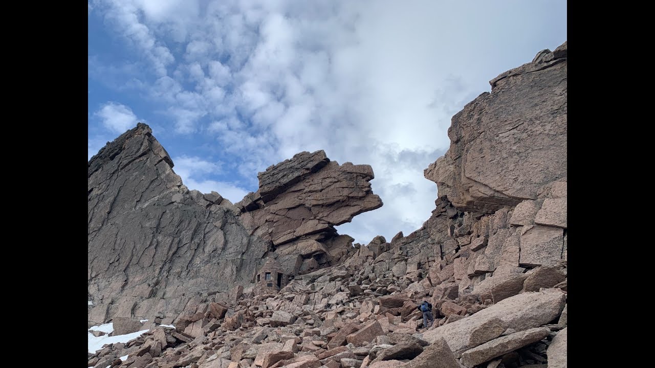 Longs Peak Keyhole Route Late July - YouTube
