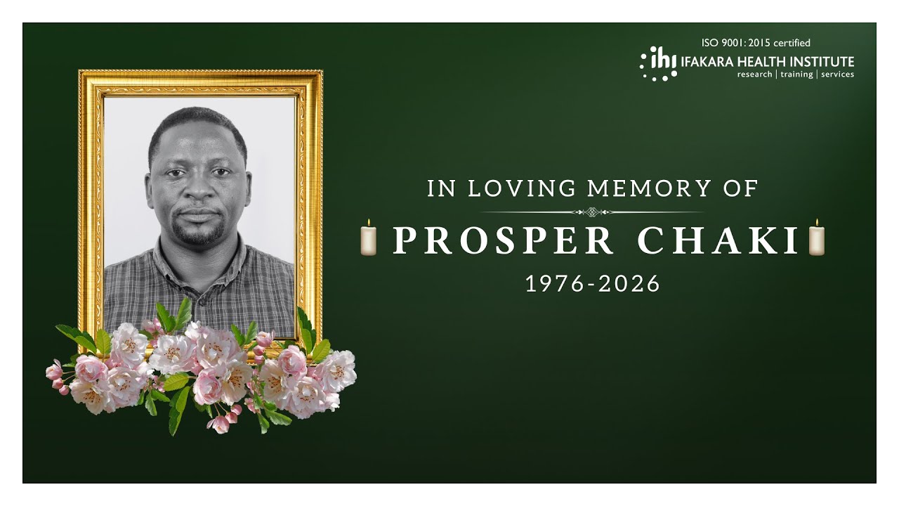 Dr. Prosper Chaki's Memorial Service - YouTube