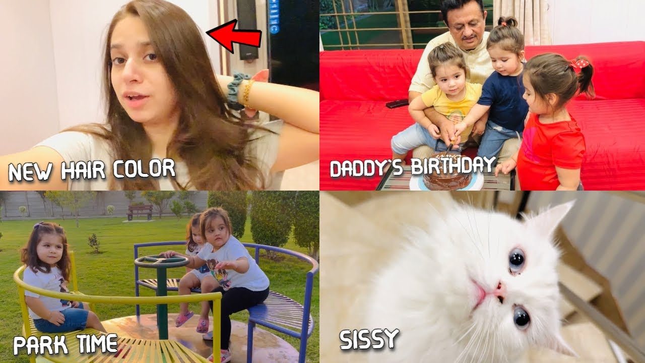 New Hair Color 😍 | Ayzel Eshal Ko Park Le Ker Gaye - YouTube