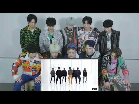 Treasure Reaction to BTS 'Boy With luv ' Dance practice (Fanmade)