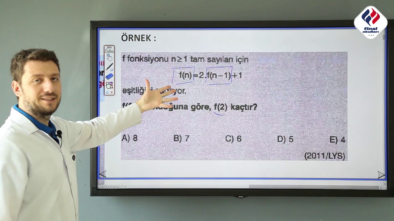 YKS MATEMATİK FONKSİYONLAR 1 CİHAN MERT AYBAŞ - YouTube