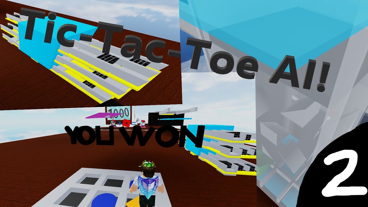 Trying To Tic-Tac-Toe AI in Obby Creator | Part 2 | Winning The Game ...