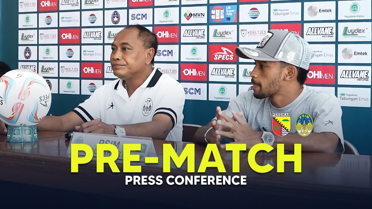 Pre-Match Press Conference: Persikab Kab. Bandung Vs PSIM Jogja ...
