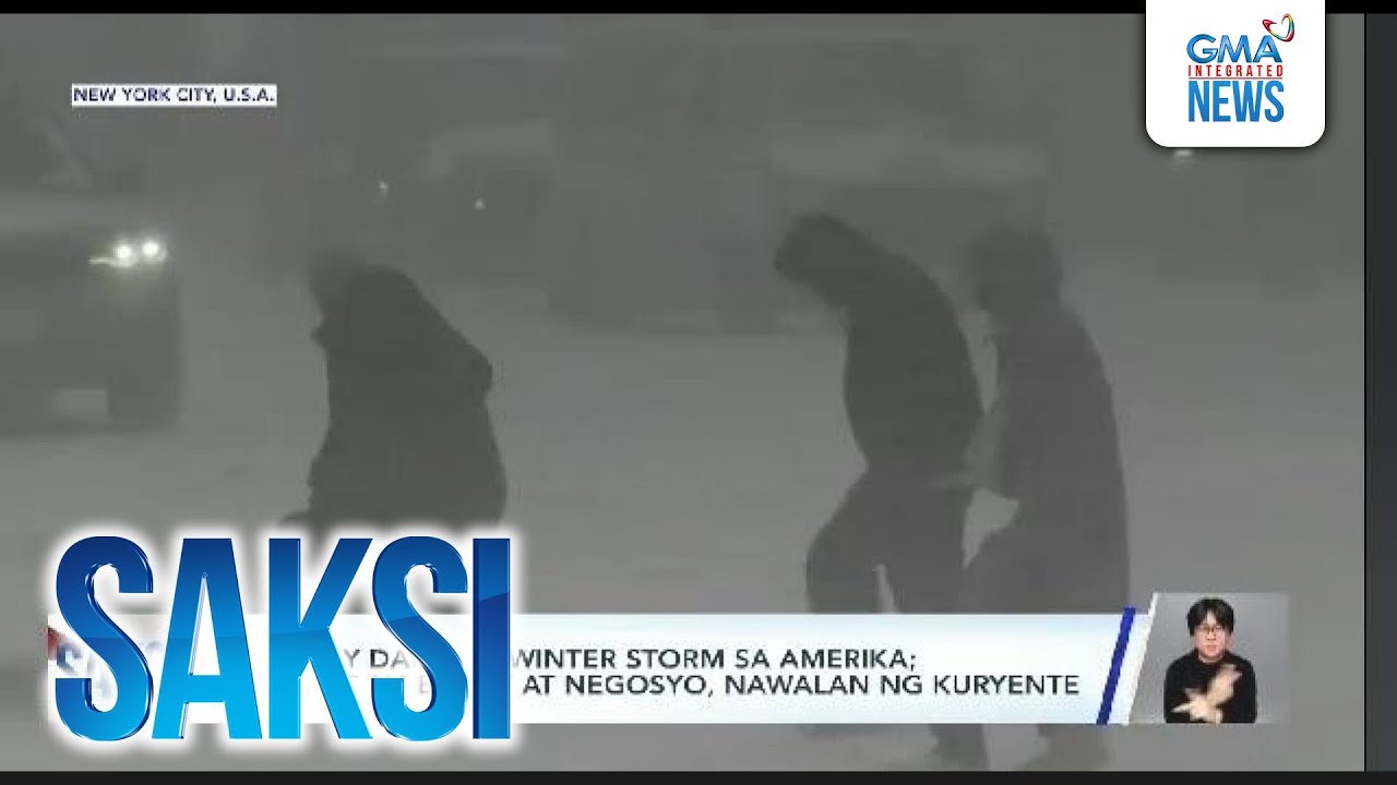 10 patay dahil sa winter storm sa Amerika | Saksi - YouTube