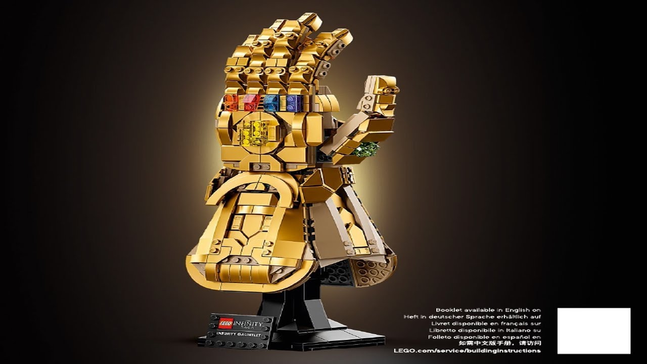 LEGO instructions - Super Heroes - 76191 - Infinity Gauntlet - YouTube