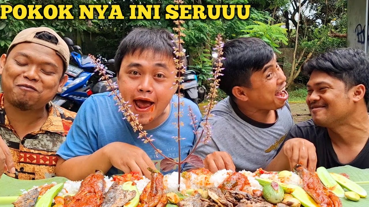 mukbang terong balado + cue etem - YouTube