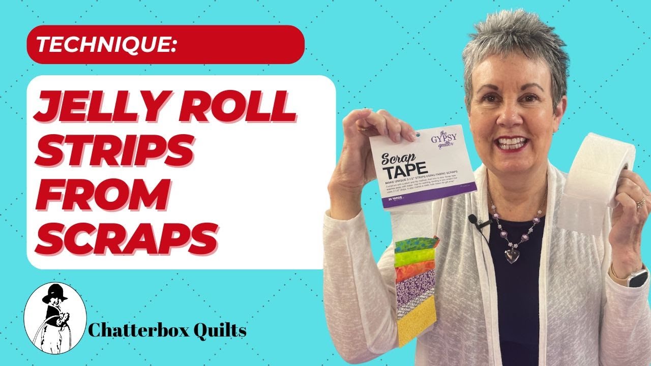 Turning Scraps Into Jelly Roll Strips! - YouTube