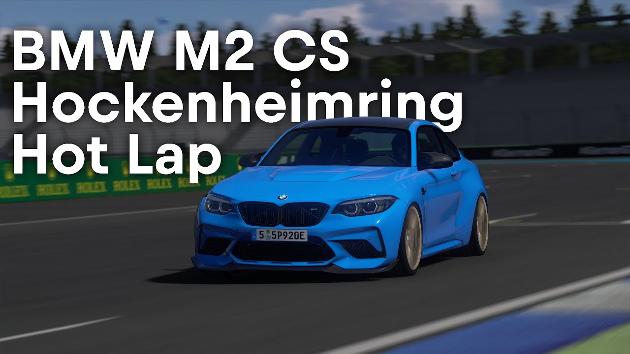 BMW M2 CS : Hockenheimring Hot Lap, German GP, Assetto Corsa - YouTube