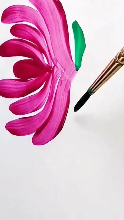 flower art tutorials for beginners ♥️🐛 - YouTube