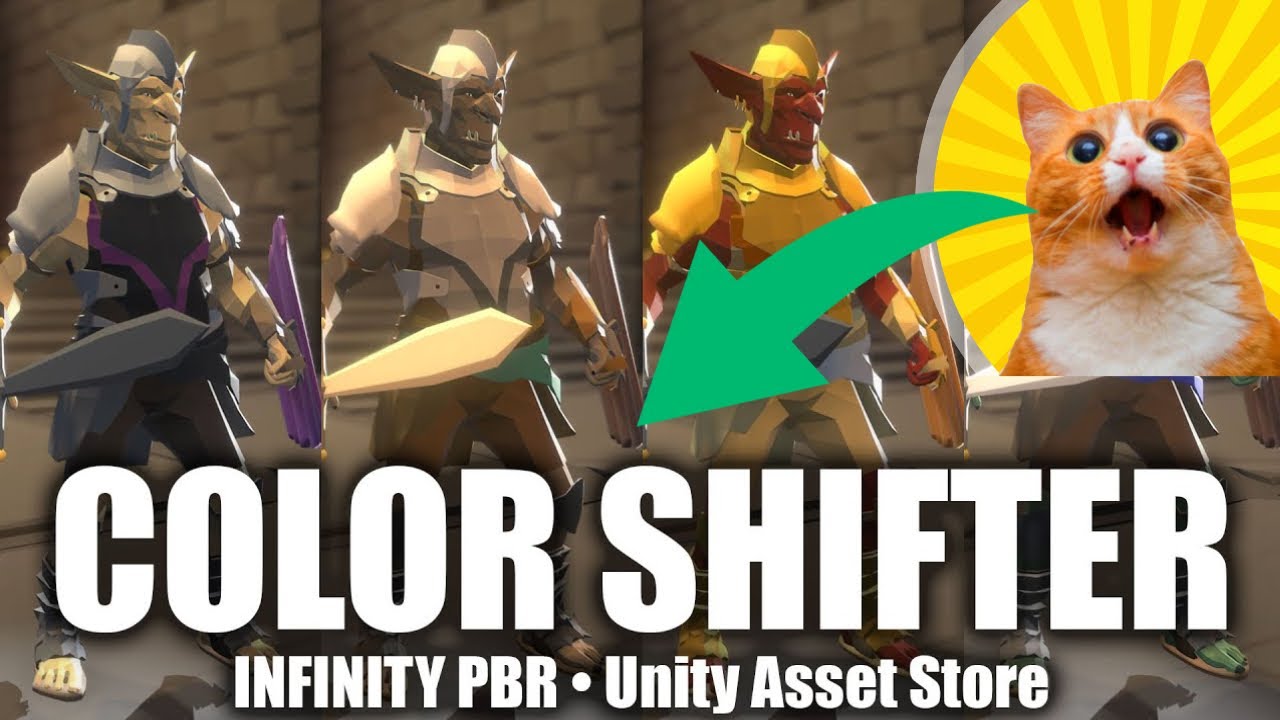 Low Poly Color Shifter - Create Custom Colors in Unity! - YouTube