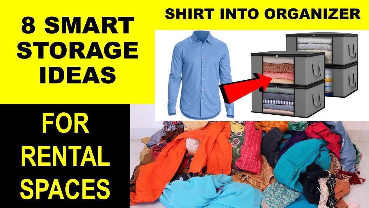 8 SMART Storage Ideas from old Clothes for Small Rental Spaces | REUSE ...