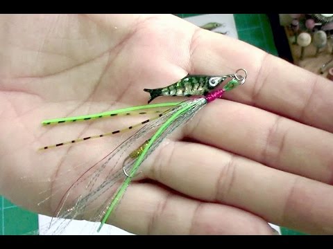 Micro Lure, Baby mackerel from Epoxy glue - YouTube