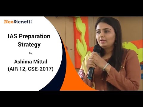 IAS Preparation Strategy | Ashima Mittal | AIR 12, CSE-2017 | Pavan ...