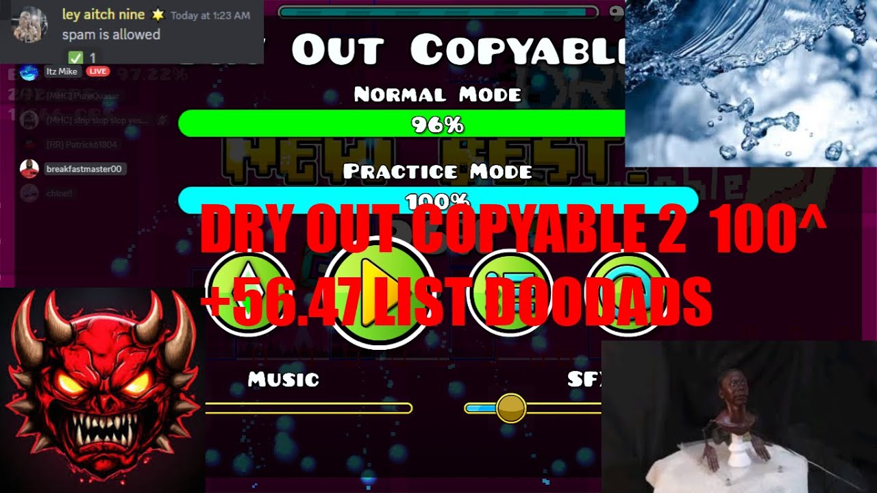 ["NEW HARDEST"] Dry Out Copyable 2 100% (TOP 60) - YouTube