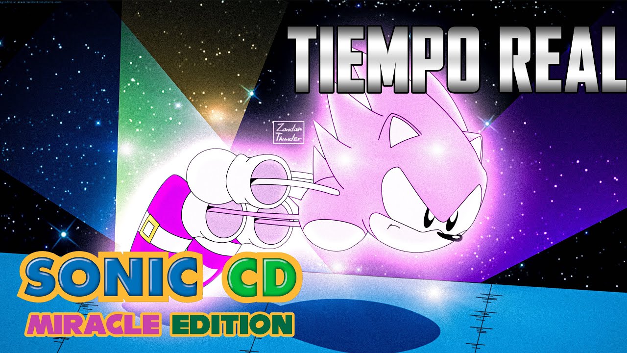 Miracle Sonic Drawing│ Sonic CD: Miracle Edition EN TIEMPO REAL - YouTube