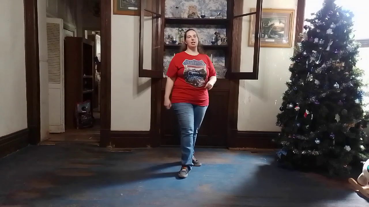 Day 41: My Maria Line Dance and Walkthrough - YouTube