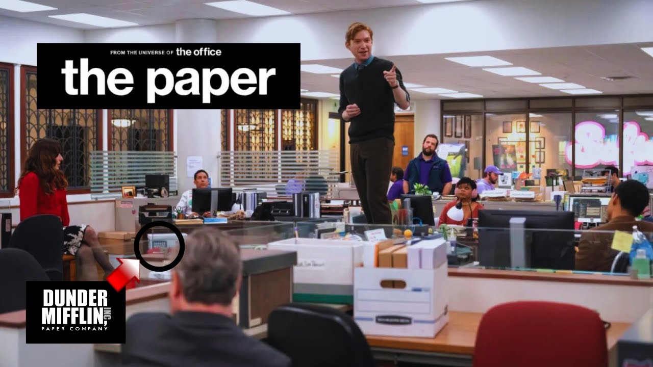 First Official Look at The Office Spinoff....'The Paper' - YouTube