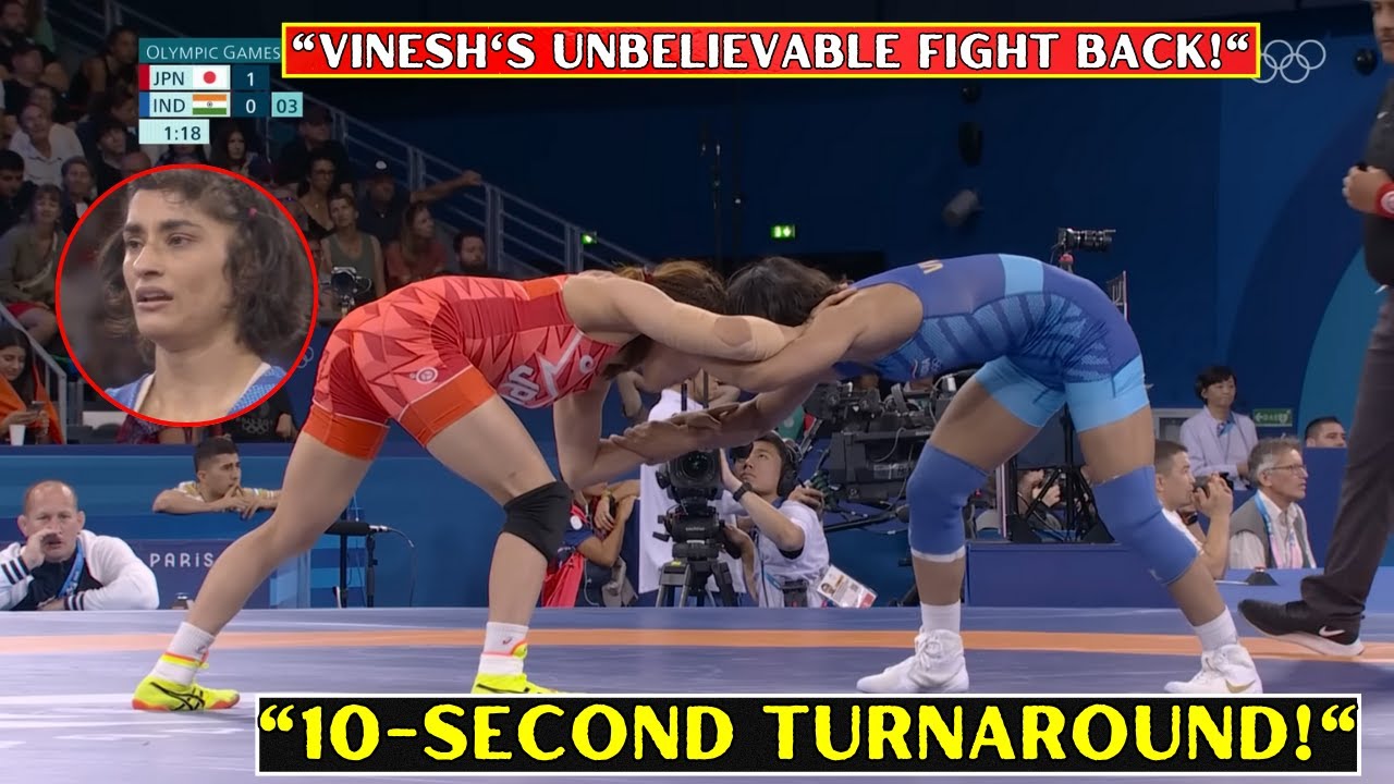 Vinesh Phogat’s Epic Comeback at Paris 2024 Olympics | From Defeat to ...