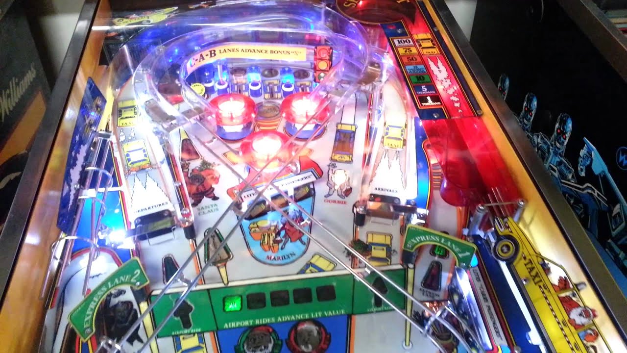 Williams TAXI Pinball Machine - YouTube