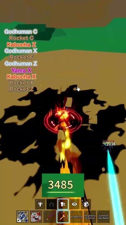 Godhuman Rocket Yama Kabucha Combo #bloxfruit #bloxfruits #rocket #godhuman Credit to @Fiaz ...