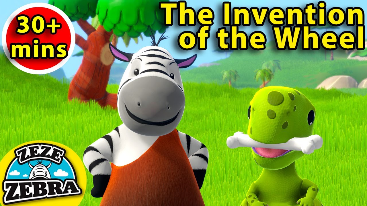 Invention of the Wheel | Top Educational Cartoons for Kids. - YouTube
