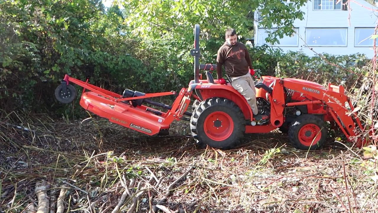 Clearing Property to Build a House - YouTube
