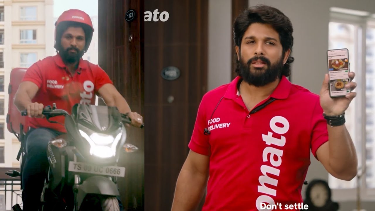 ICON STAR Allu Arjun Latest Zomato Ad | Allu Arjun Zomato Ad ...