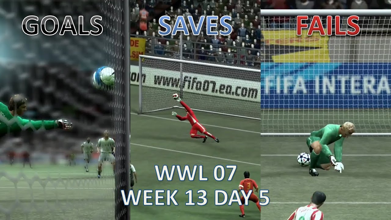 FIFA 07 | World Wide League 07 Week 13 Day 5 Highlights - YouTube