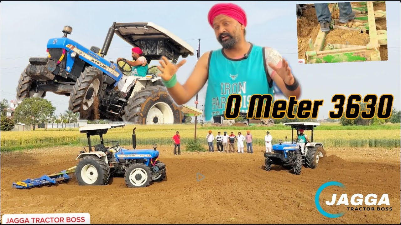 25 ਹੱਲ vs 15ਹੱਲ 💥0 Meter New holland 3630 ਇੱਕੋ ਘਰ ਦੇ tractor - YouTube